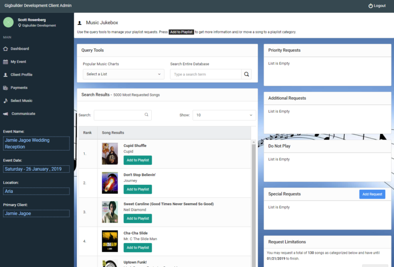 We DJ GigBuilder - PowerSounds USA